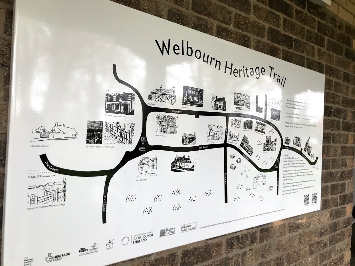 Welbourn Heritage Trail Map is unveiled! – Lumo Workshop
